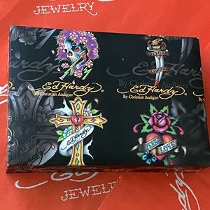 Ed Hardy | Accessories | Authentic Ed Hardy Unisexredblack Stone Dagger ...